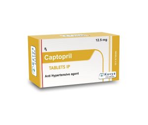 Captopril 12.5 mg tablet – Kavya Pharma