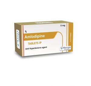 Amlodipine 5 mg tablet Manufacturer – Kavya Pharma
